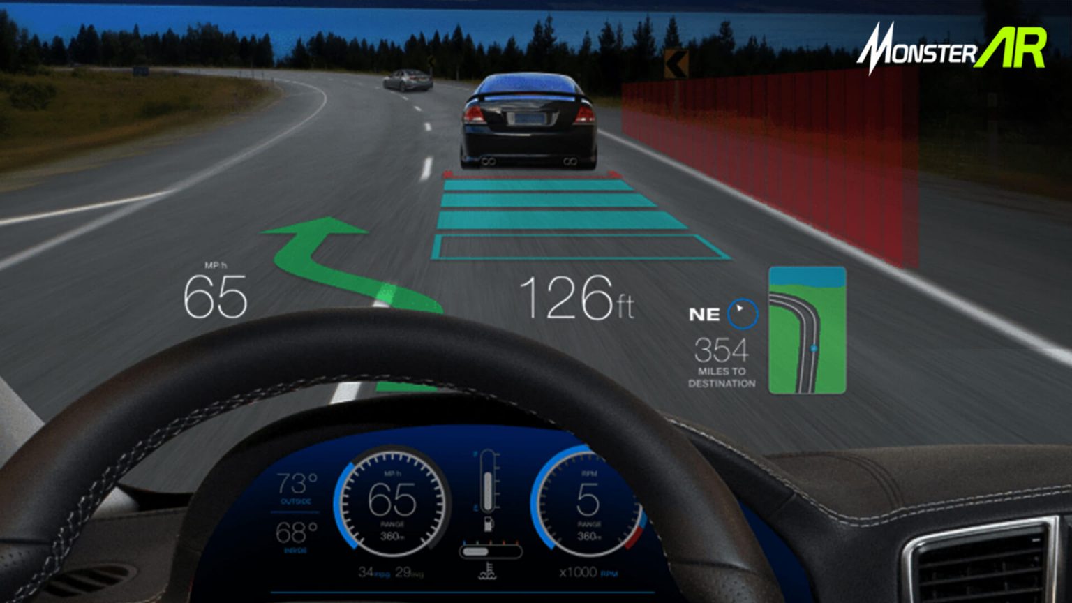 Augmented Reality Teknologi HUD Interaktif dan Tanpa Batas